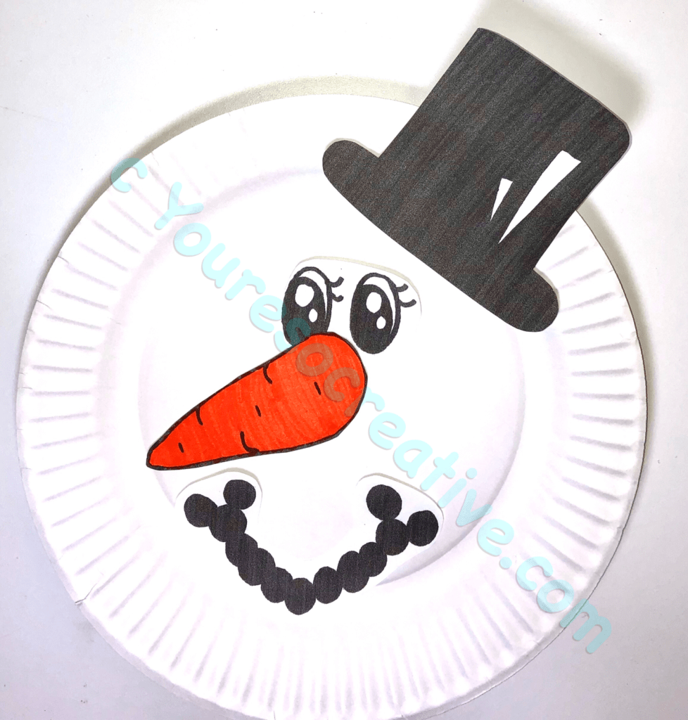 FREE Snowmen crafts for ages three and up - You're so creative