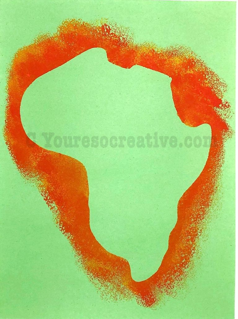 African Crafts for little artists ages three and up - You're so creative
