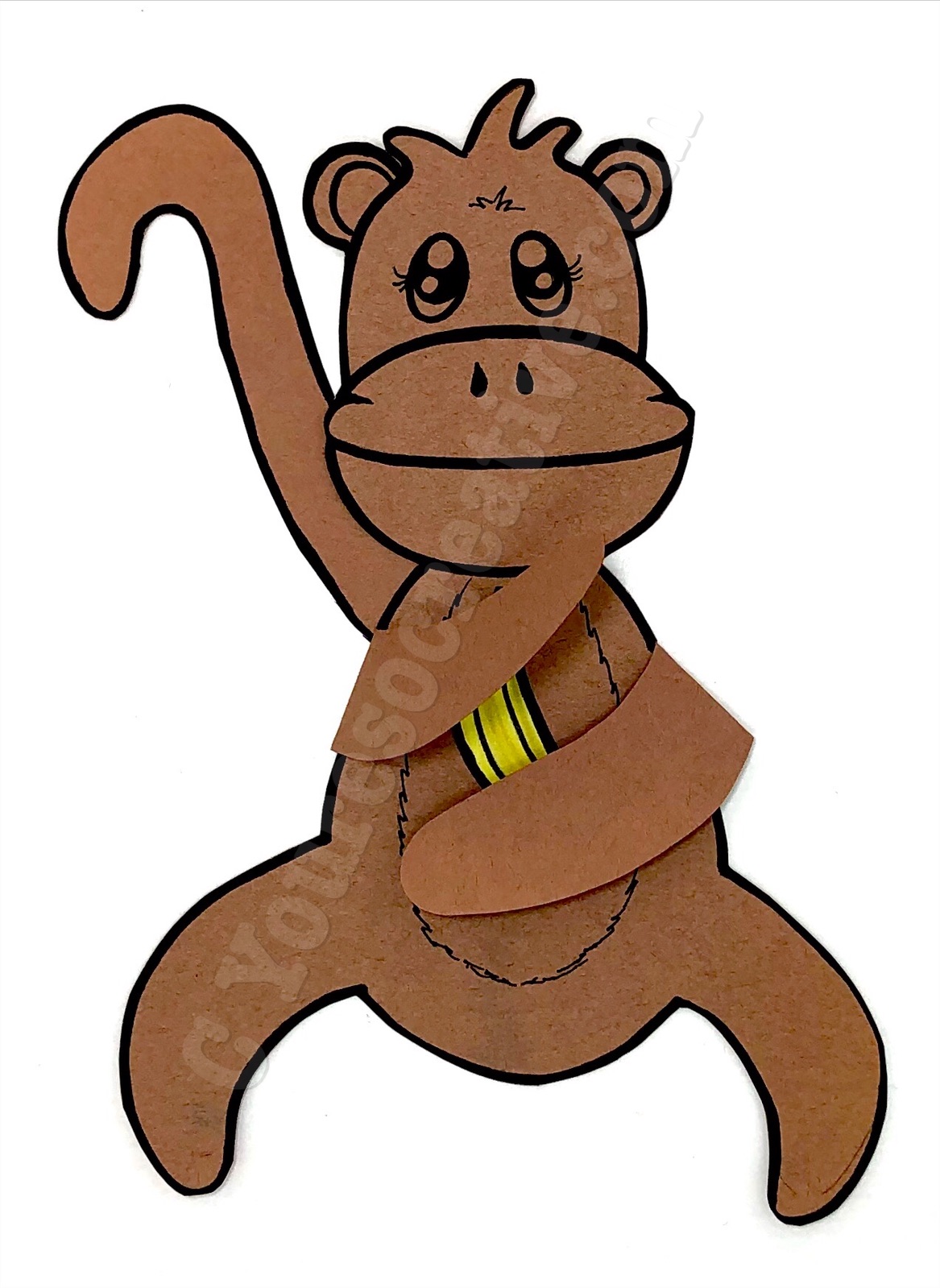 Huggable Monkey - You're so creative