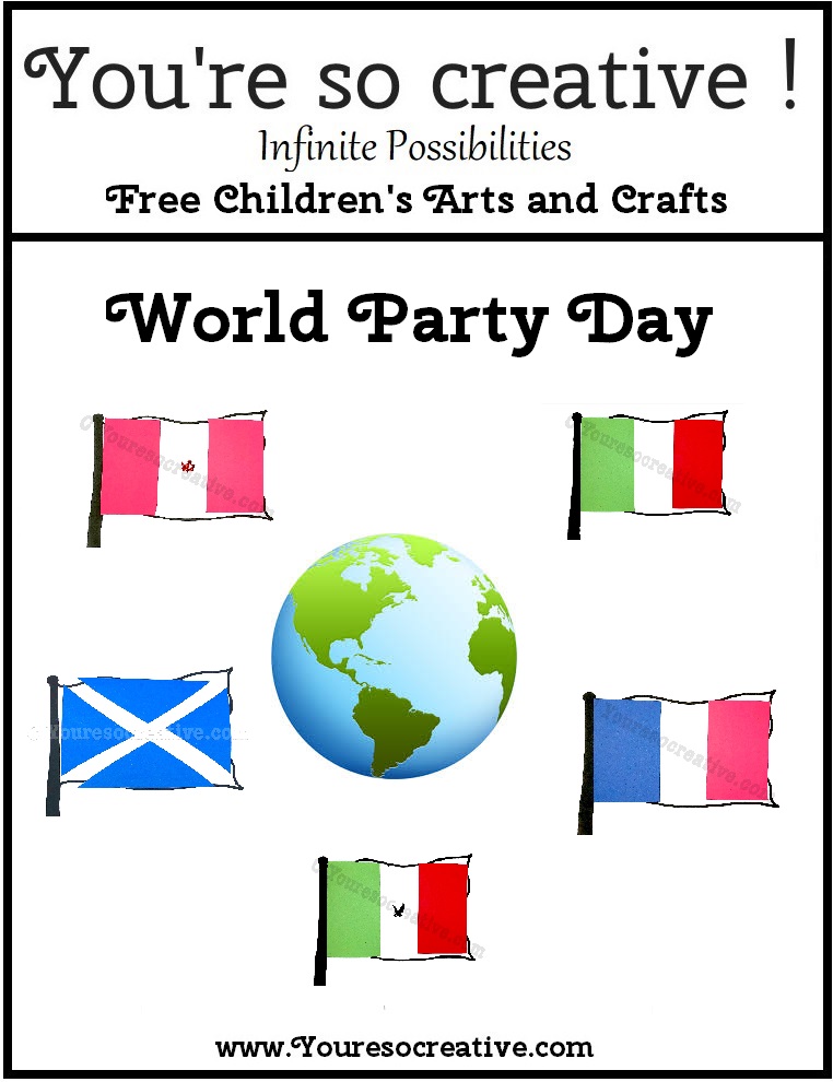 Great ideas for how kids can celebrate World Party Day - You're so ...