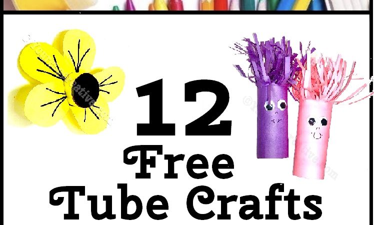 A year of FREE toilet paper tube crafts for kids - You're so creative