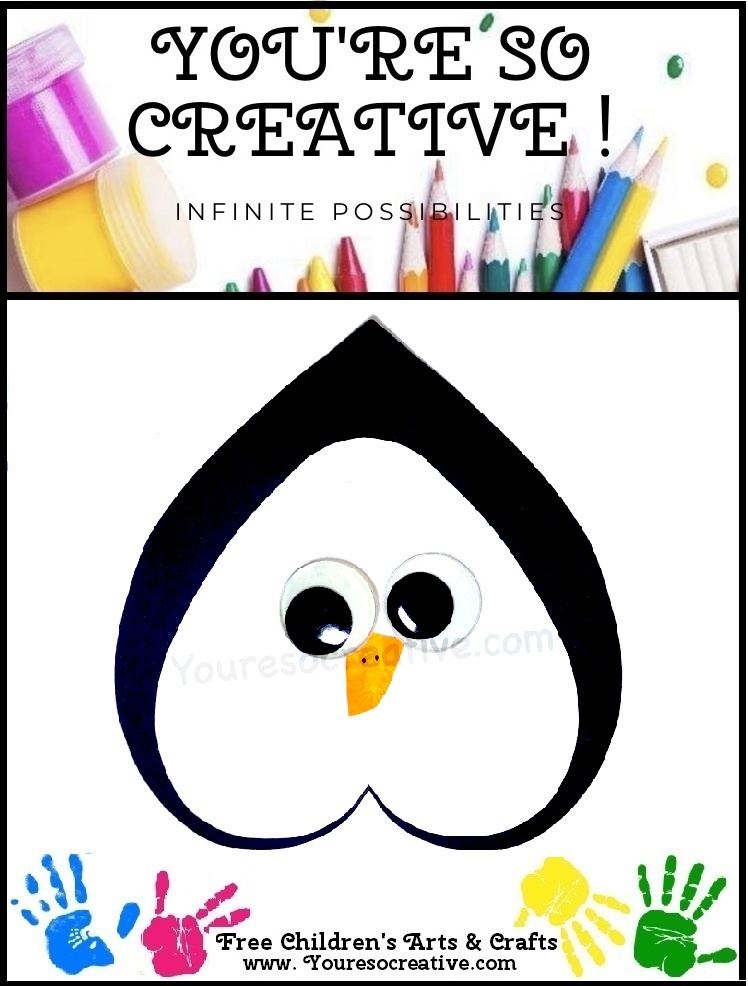 Heart Penguin - You're so creative