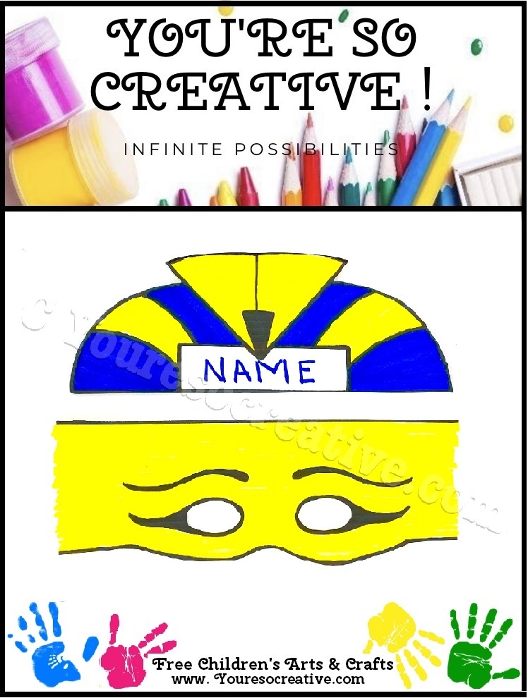 Pharaoh's Headdress - You're so creative