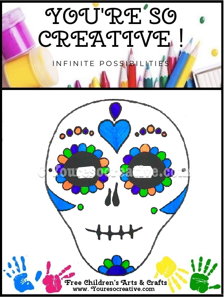 Sugar Skull Mask - You're so creative