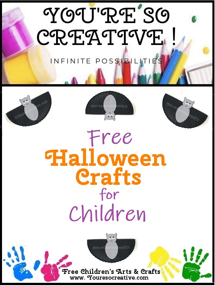 FREE Halloween crafts for children - You're so creative