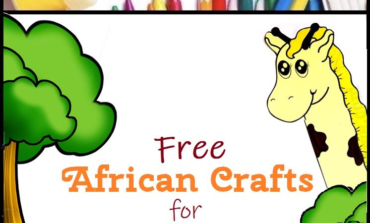 African Crafts for little artists ages three and up - You're so creative
