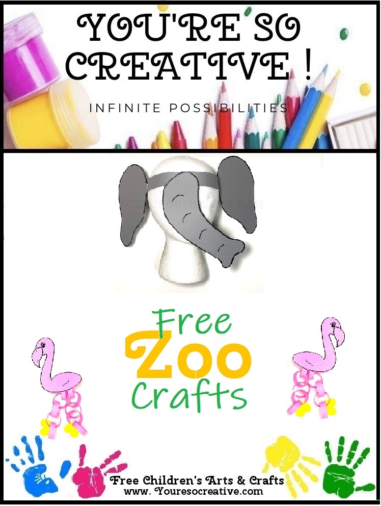 Free Zoo Crafts for Children - You're so creative
