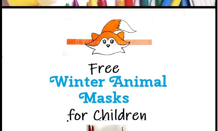 FREE Winter Animal Mask Crafts for Children Ages Three and Up - You're ...