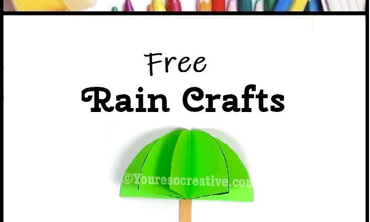 Stay Dry with these FREE Rain Crafts - You're so creative